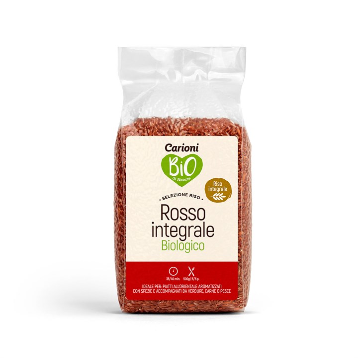 RISO ROSSO INTEGRALE BIO G. 500 CARIONI BIO NATURA